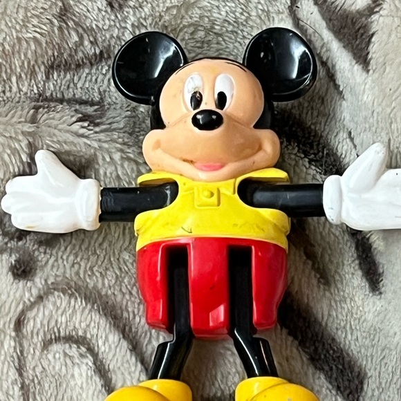 Disney | Toys | Walt Disneys Mickey Mouse Toy Moveable Figure | Poshmark